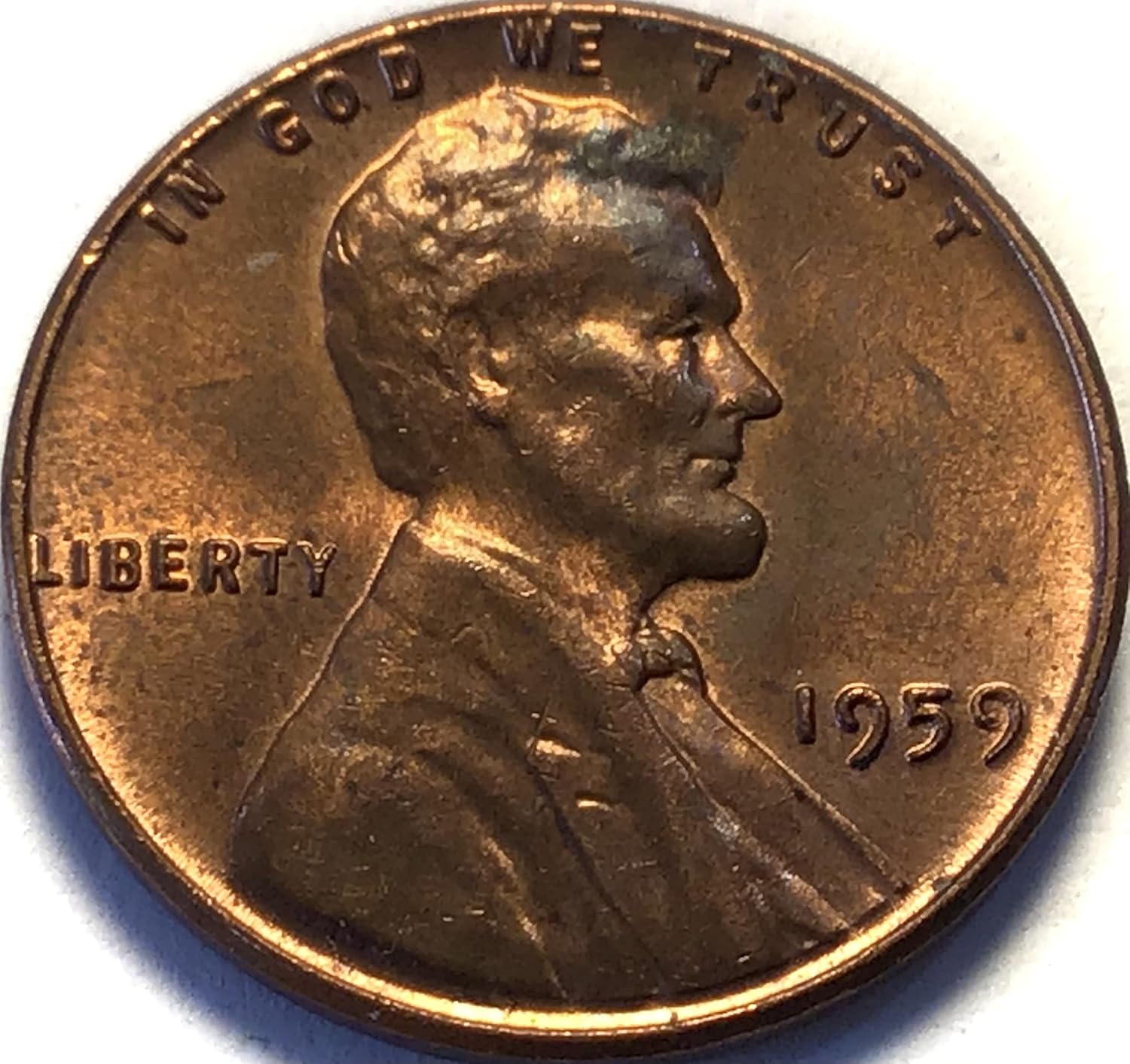 1959 Lincoln Memorial Cent Red Penny Brilliant Uncirculated at Amazon's ...