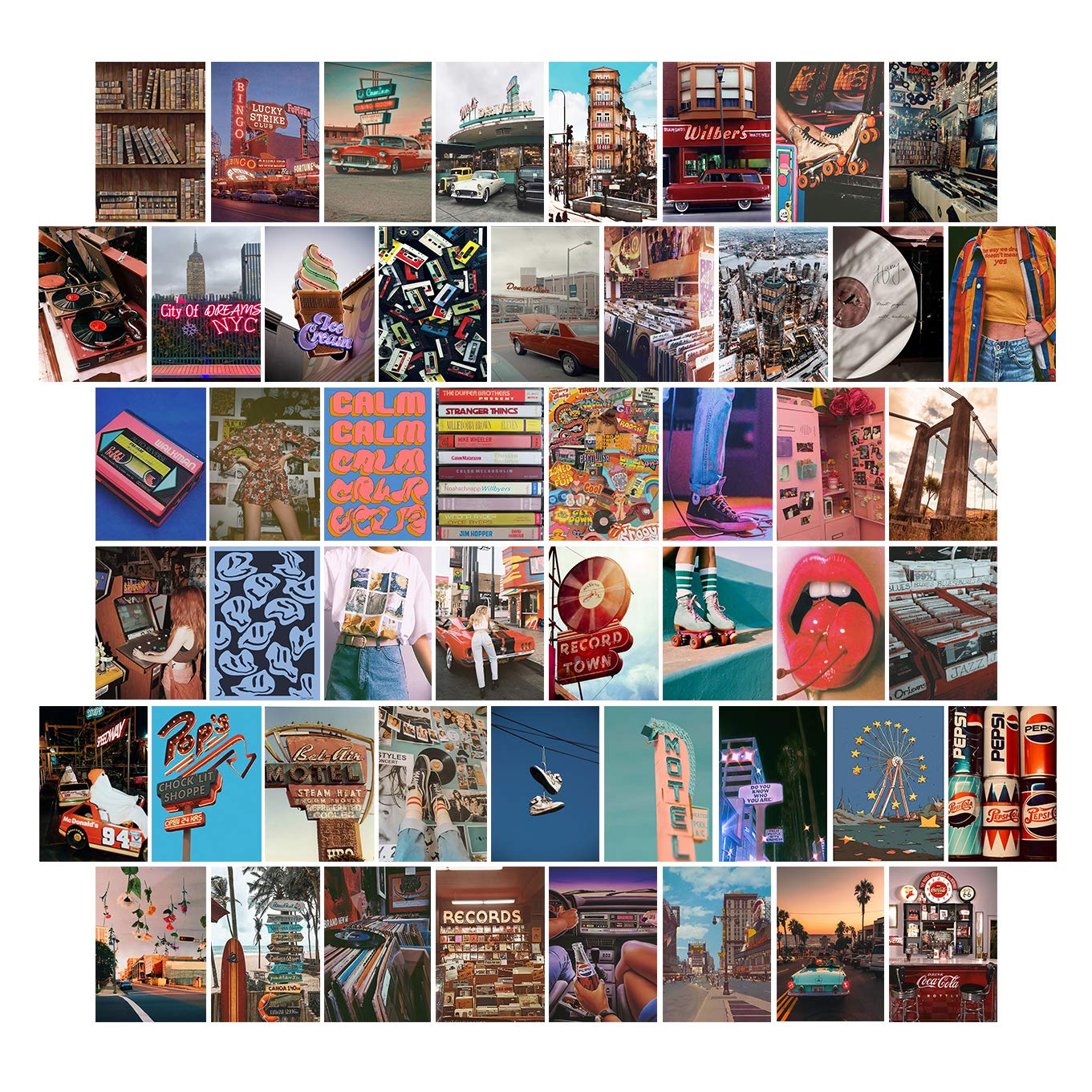 Wall Collage Kit Photo Wall Collage Set Aesthetic Collage Print ...