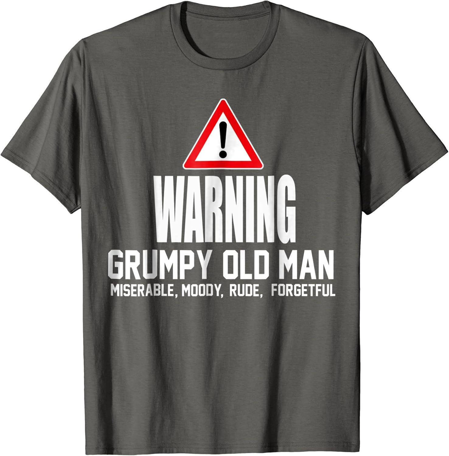 Amazon.com: Warning Old Man Grumpy Funny Sarcastic Tshirt Tee: Clothing