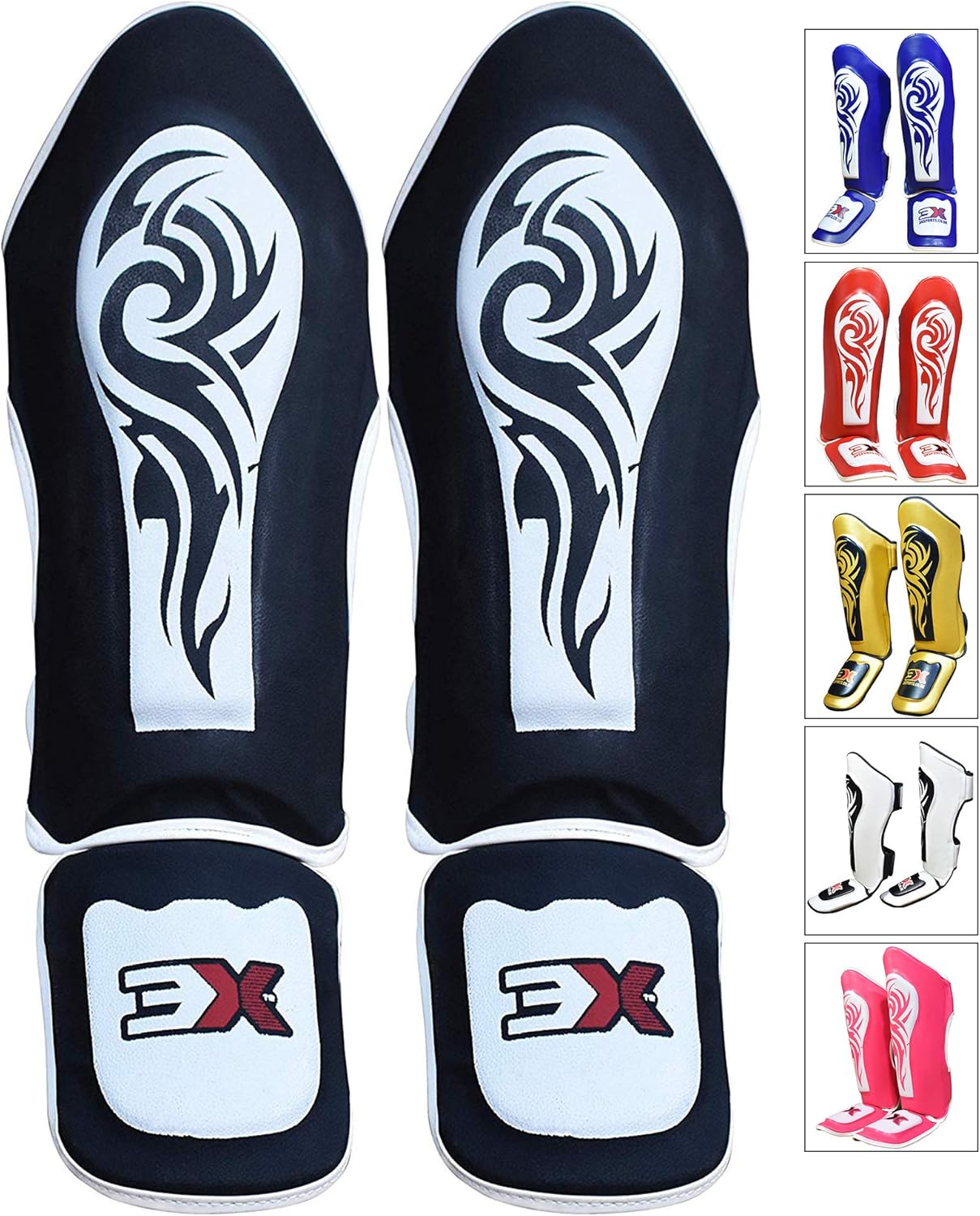 3X Professional Choice Kids Shin Instep Guard MMA Leg Pads Protective ...