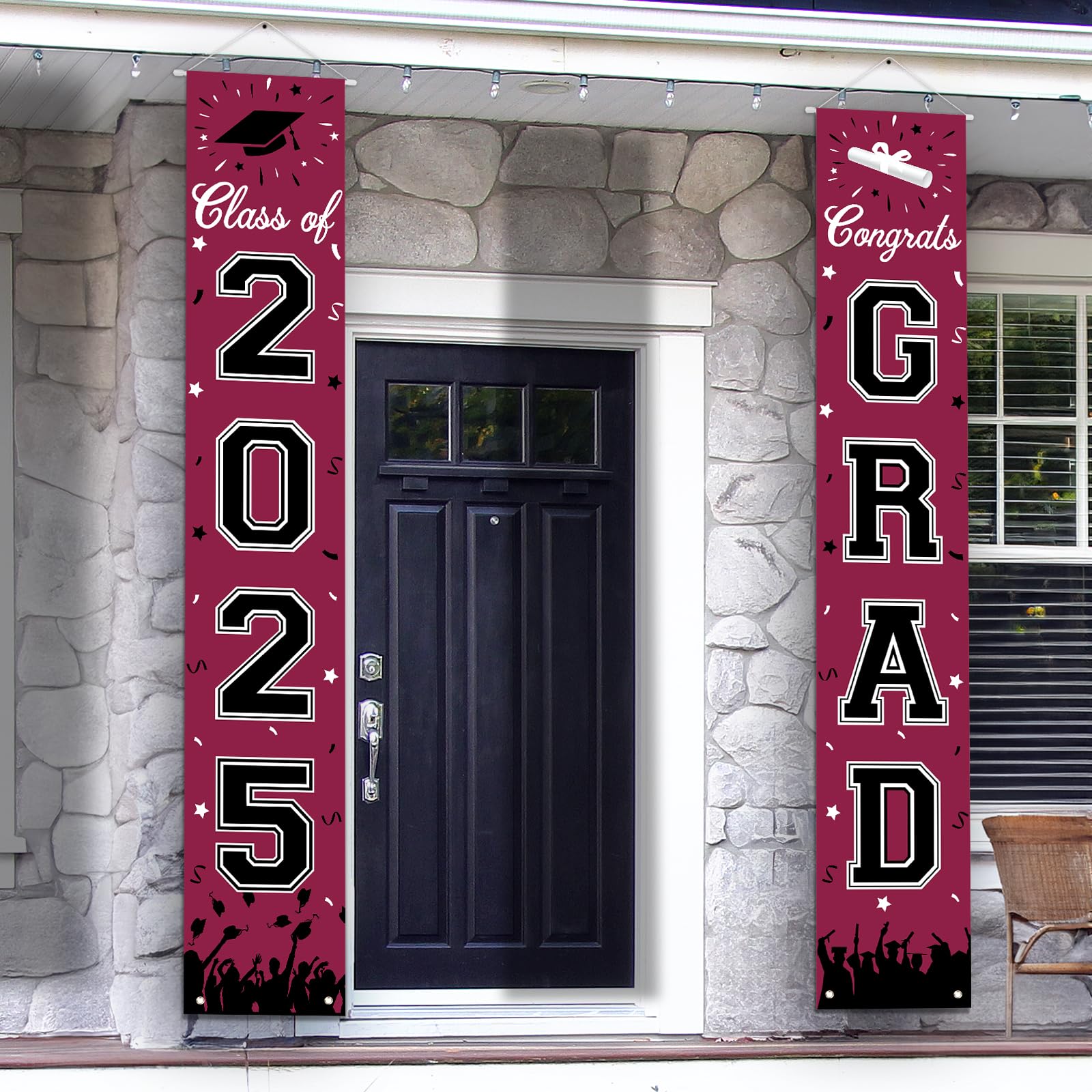 Graduation Decorations 2025, Graduation Banner Class of 2025, Hanging ...