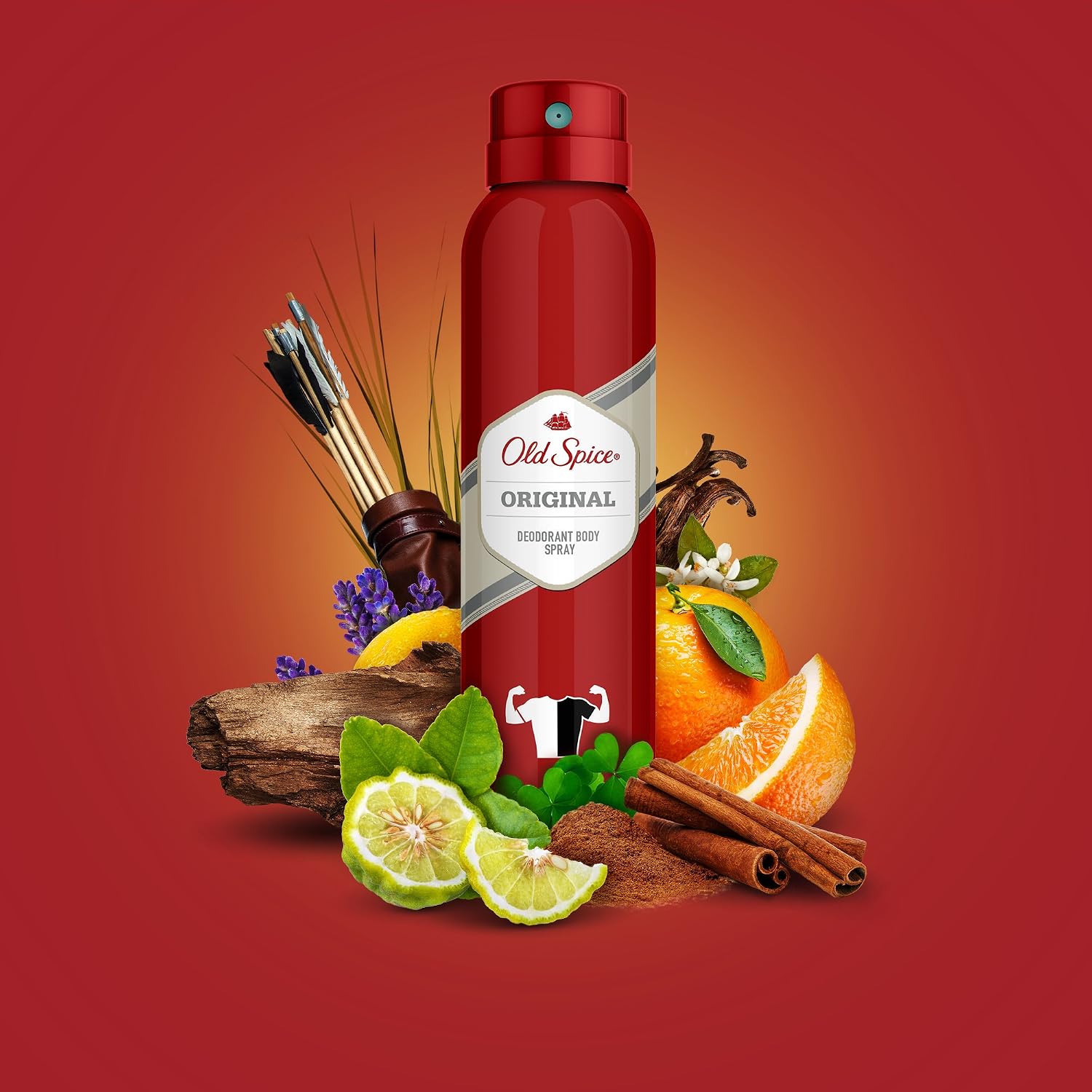 Old Spice Original Deodorant Body Spray, 150 ml, Pack of 6 – BigaMart