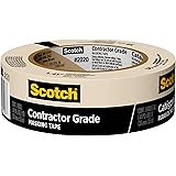 Scotch Contractor Grade Masking Tape, 1.41 inches by 60.1 yards (360 ...