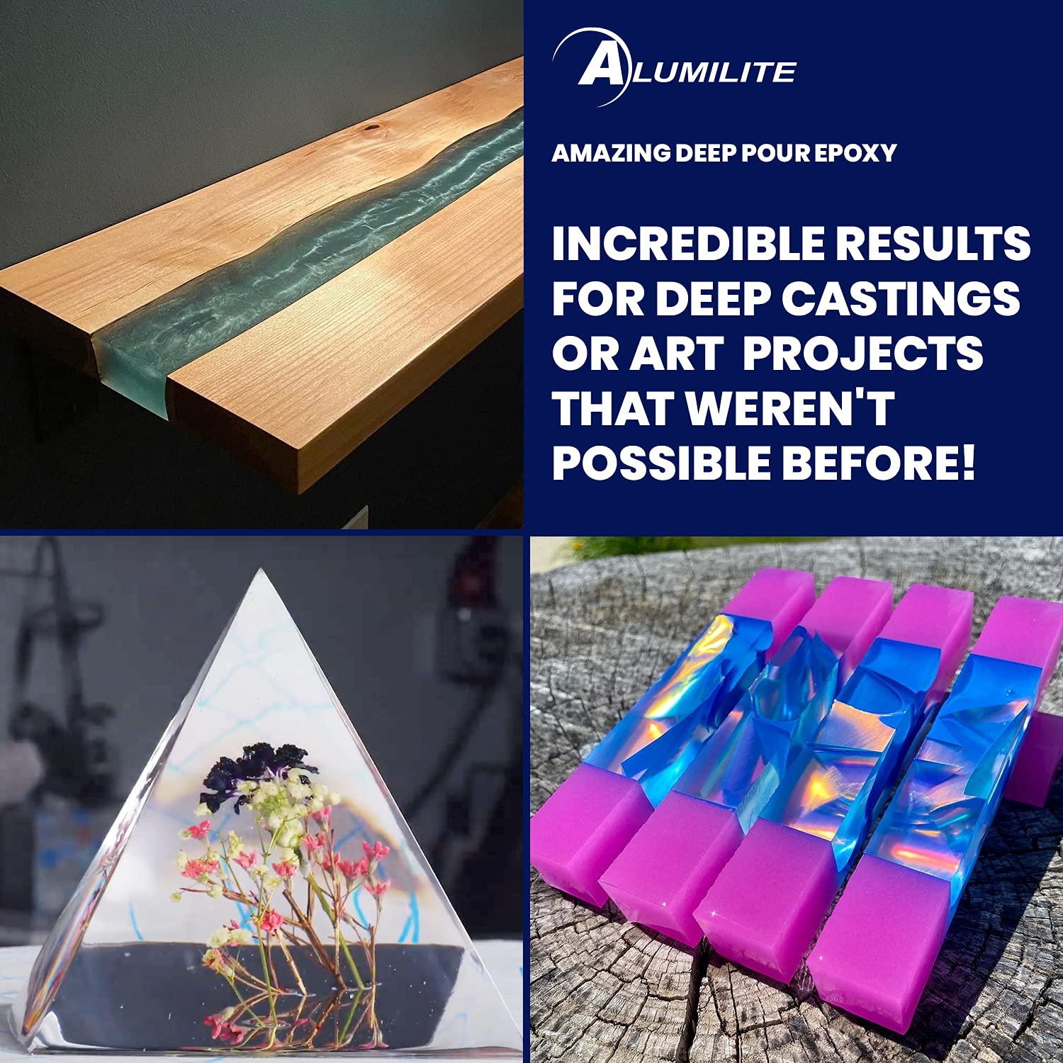 Mua Alumilite Amazing Deep Pour Epoxy 2 inches Thick High-Gloss ...