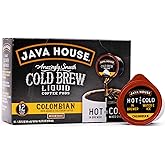 Amazon.com: Java House Cold Brew Coffee Concentrate Single Serve Liquid ...