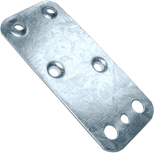 One Slot Fencing - (Set of 6) Fence Rail Straps - Fix Timber Fence ...