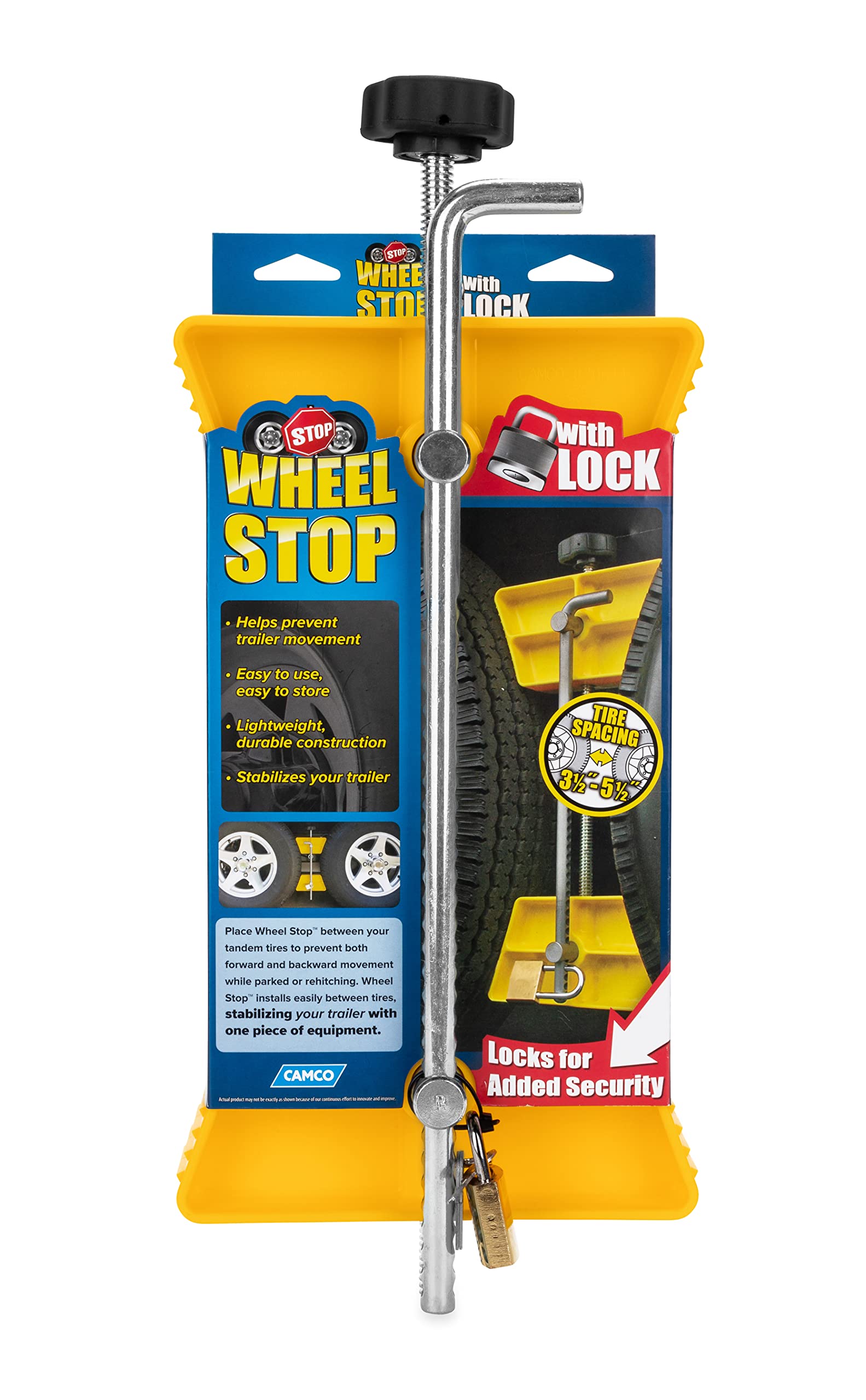 Mua Camco RV Wheel Stop with Padlock- Stabilizes Your Trailer by ...