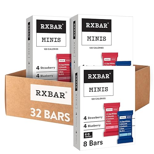 RXBAR Minis Protein Bars, 6g Protein, Gluten Free Snacks, Variety Pack ...