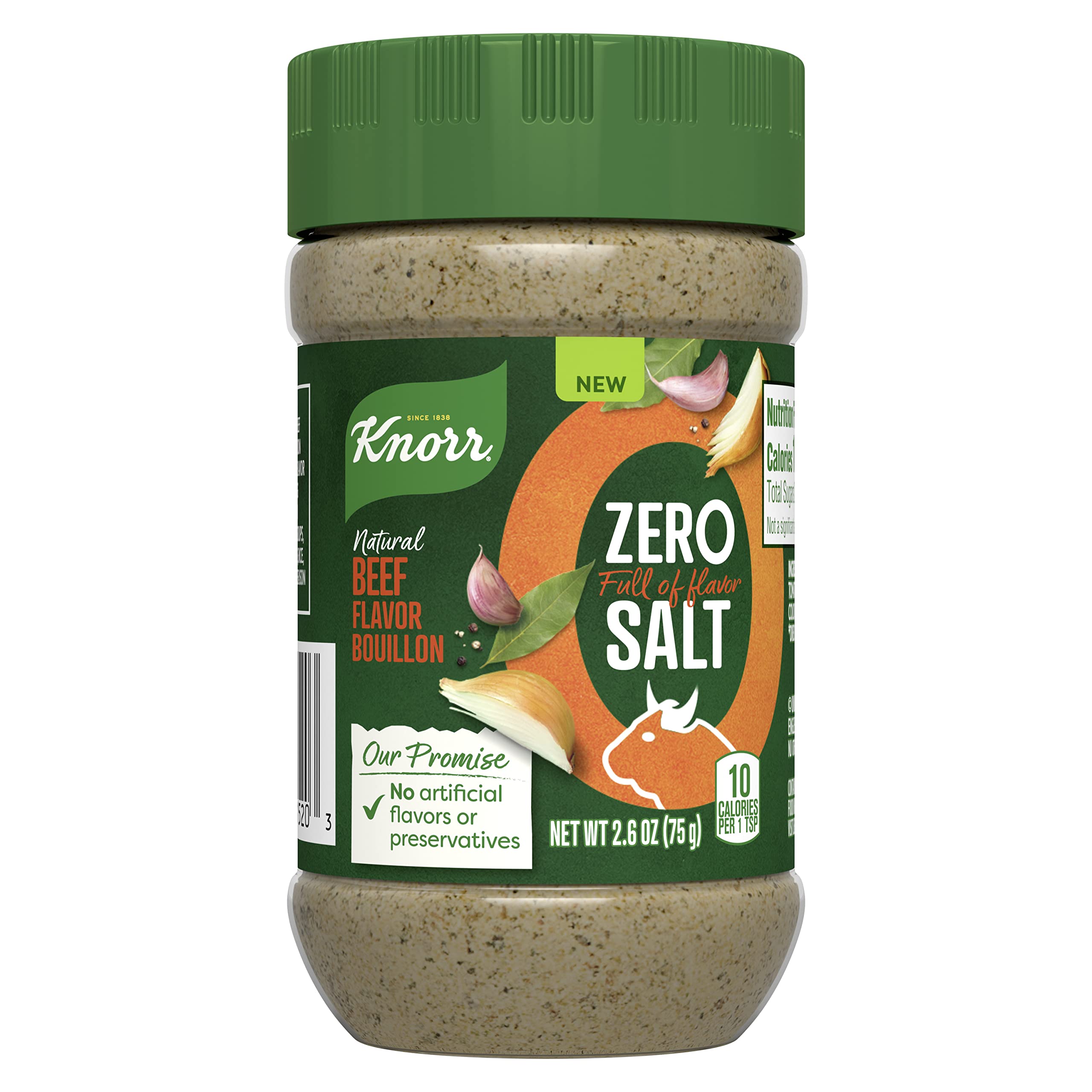 Knorr Zero Salt Powder Bouillon For Sauces, Gravies And Soups, Natural ...