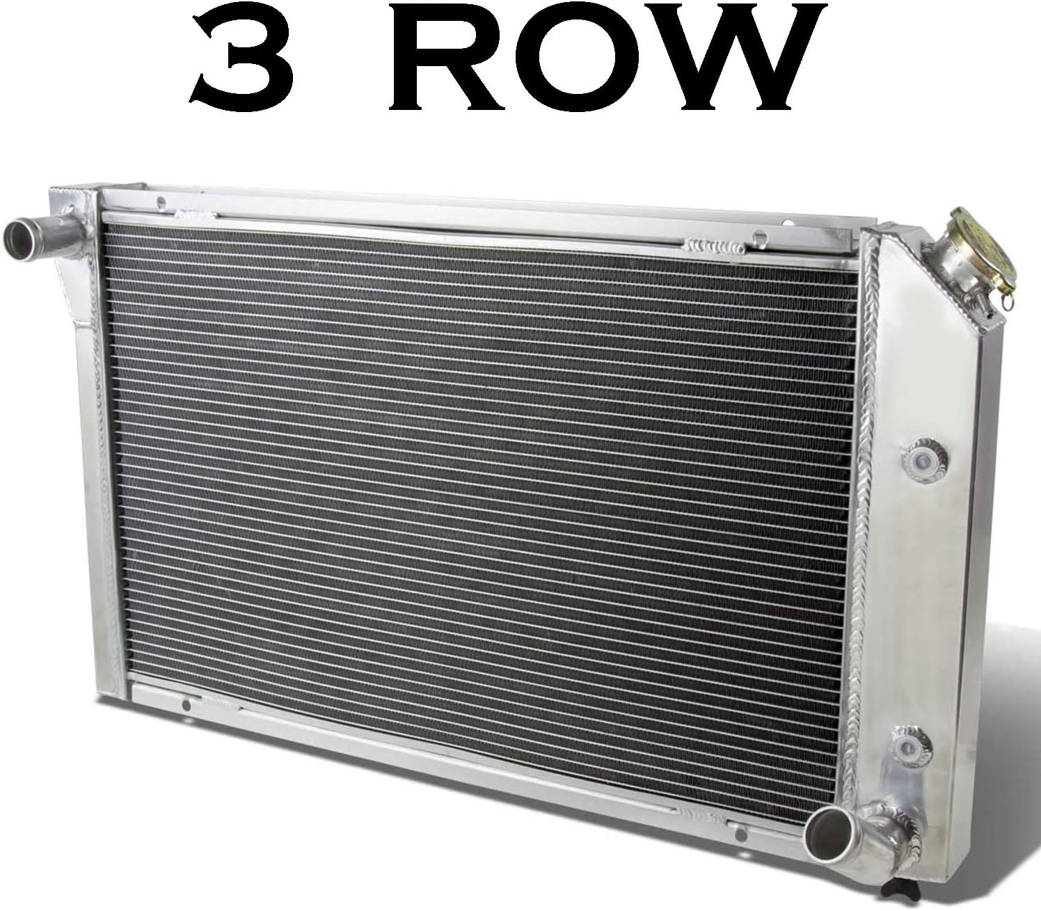 ALLOYWORKS 3 Row Core Aluminum Radiator for Chevy Corvette C3 350/305 5 ...