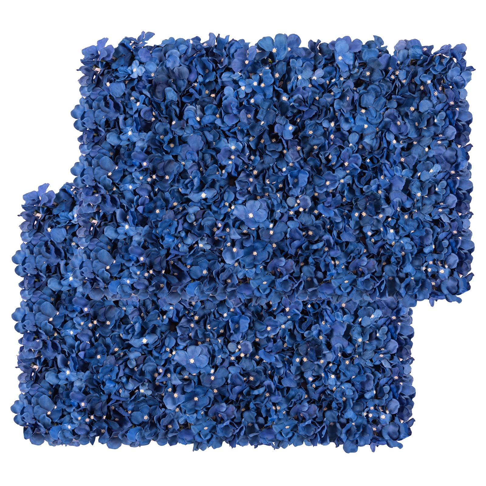 Flower Wall Panel Set, U'Artliens Artificial Wall Flower Backdrop 24x16 ...