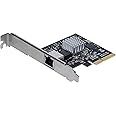 Amazon.com: StarTech.com 1 Port PCI Express 10GBase-T/NBASE-T Ethernet Network Card - 5-Speed ...