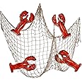 Amazon.com: Silipull 5 Pcs Sea Animal Balloons Decorative Fish Net Set ...