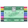 Amazon.com: Zig Memory System Writer Dual-Tip Markers, Multicolor, 8 ...