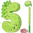 Amazon.com: Poen 16 Inch Dinosaur Piñata Number Piñata for Boys ...