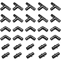 (Pack of 100) EFIELD 1/2 Inch F1960 Expansion Rings/Sleeves for Pex A Piping System,(EXP-RING005 ...