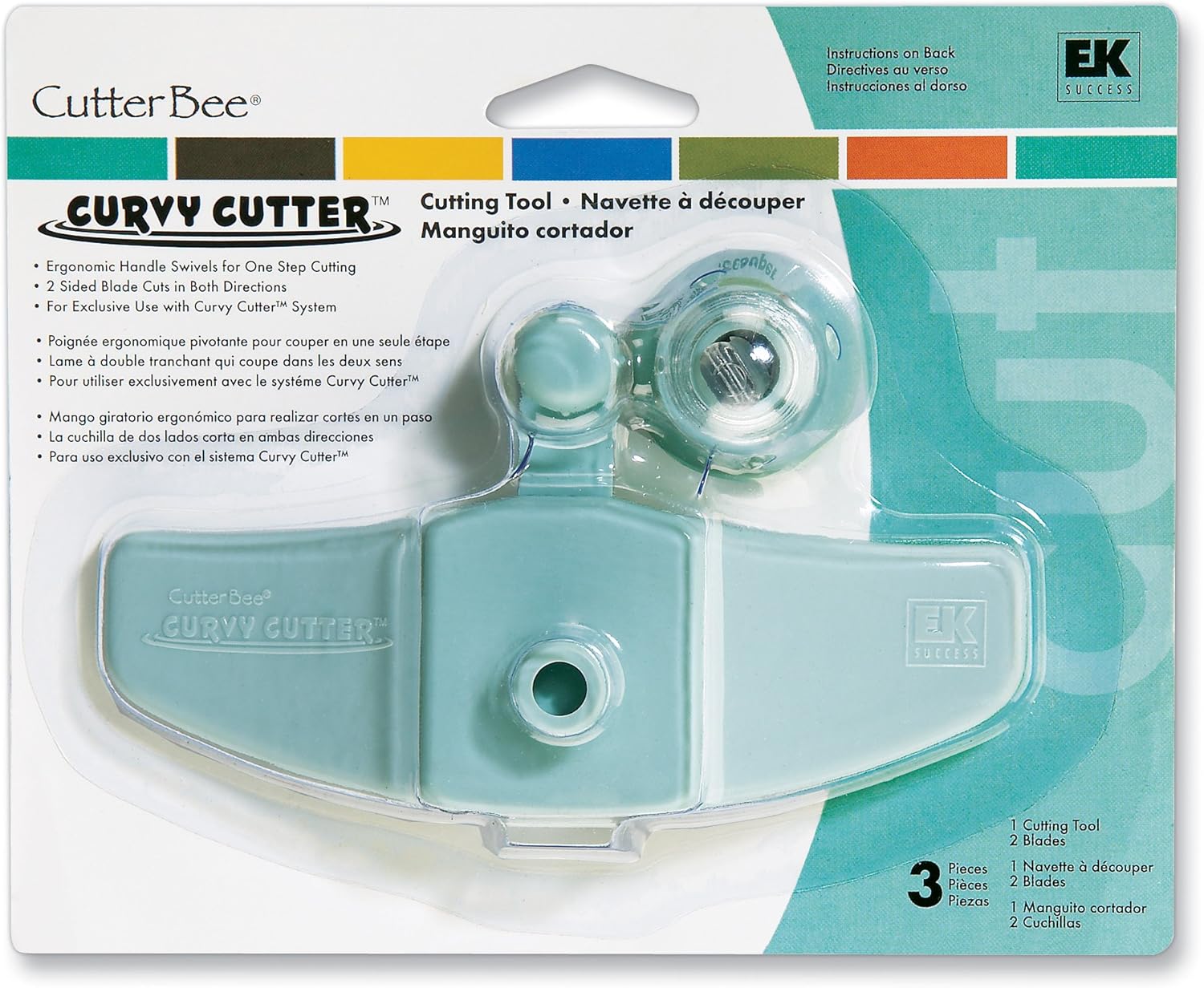 EK Success Curvy Cutter Cutting Tool, Blue: Amazon.co.uk: Kitchen & Home