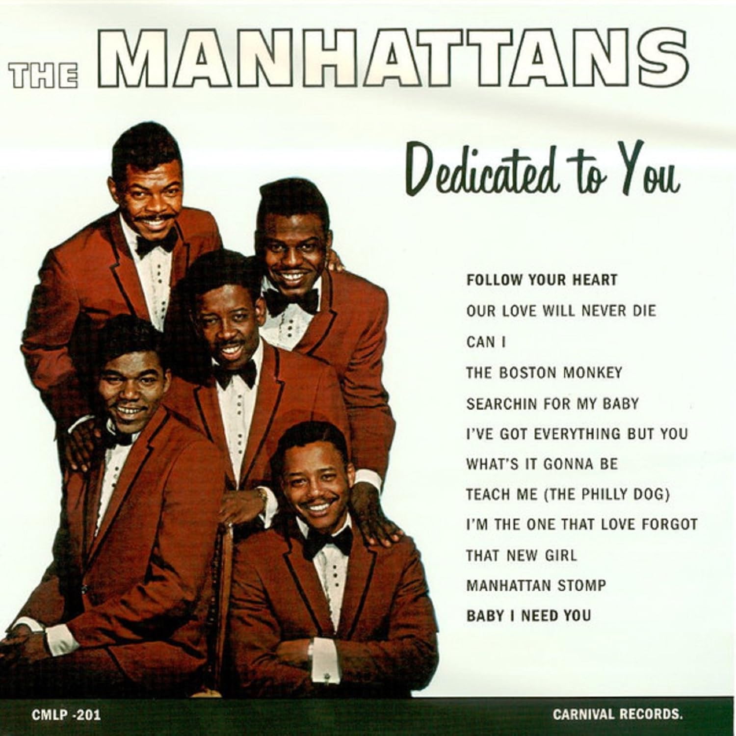 THE MANHATTANS, Edward Bivins, George "Smitty" Smith, Gerald Alston ...