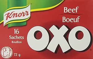 Knorr OXO Beef Bouillon Sachets, 14-Count: Amazon.ca: Grocery