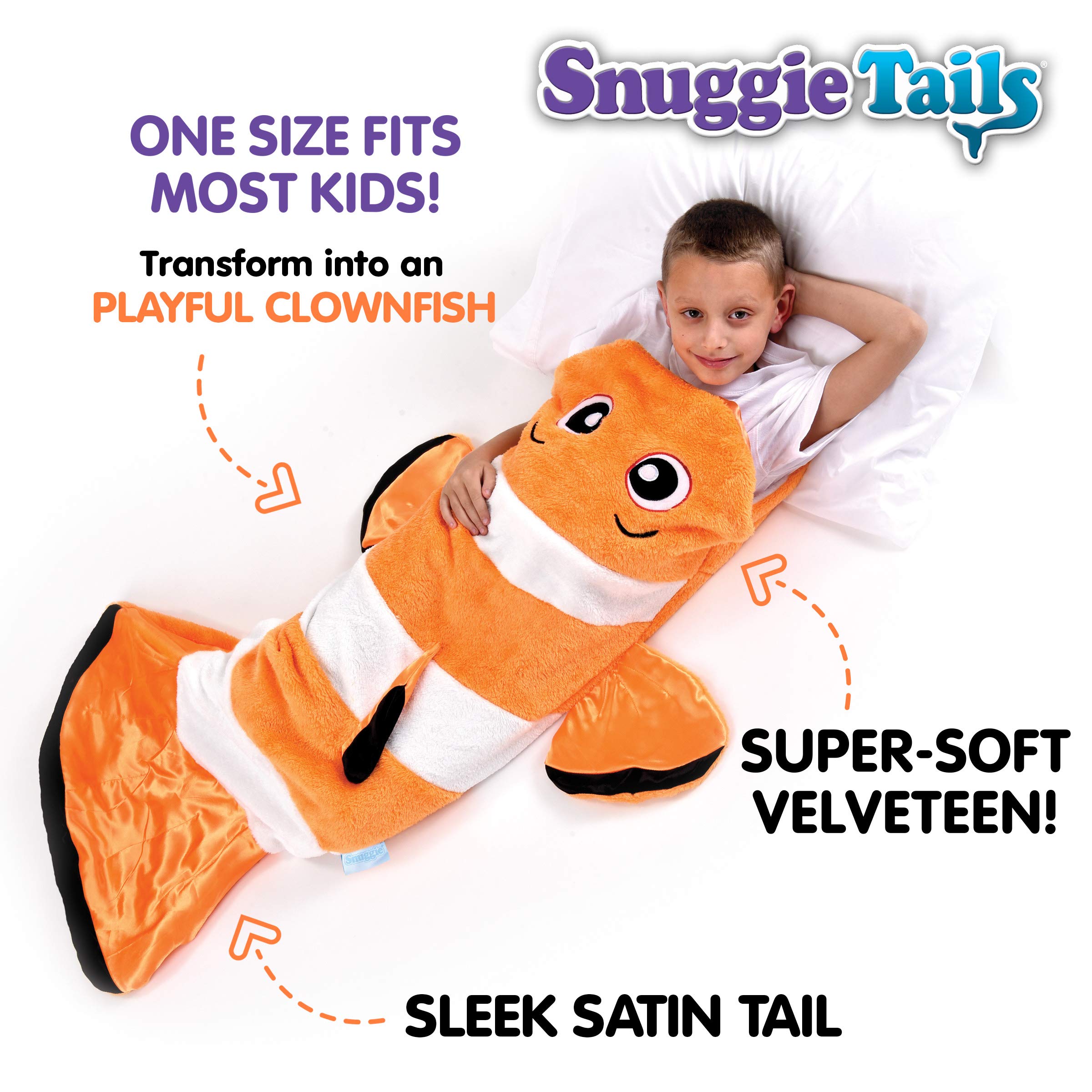 Snuggie Tails Clown Fish Comfy, Cozy, Super Soft, Warm, All Season ...