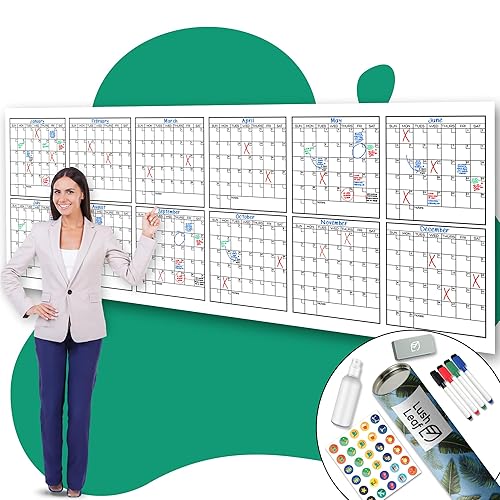 Extra Large Wall Calendars Yearly Wall Calendar Large Dry Erase,