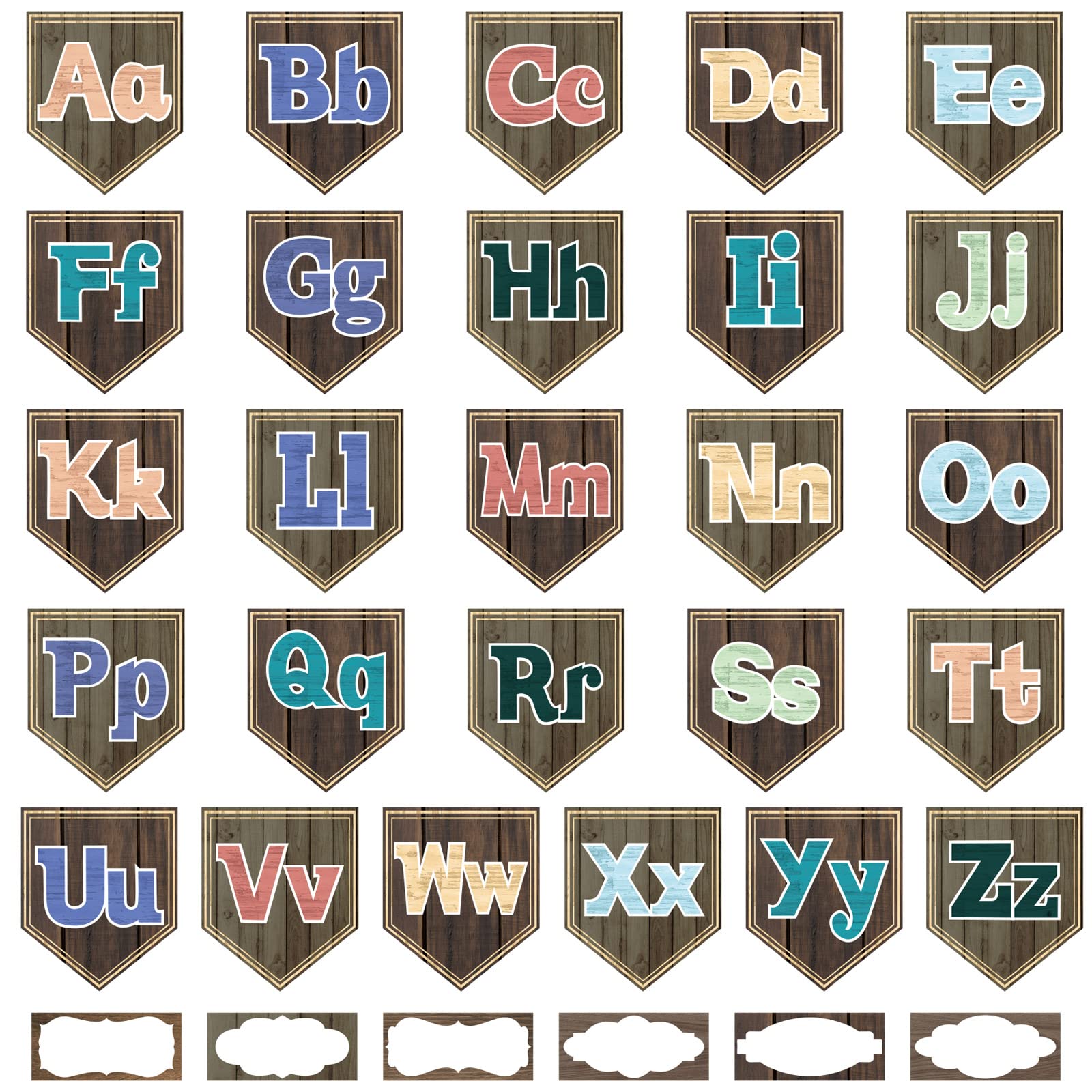 Pajean 176 Pieces Classroom Word Bulletin Board Alphabet Classroom ...