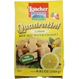 Amazon.com: Loacker Quadratini Lemon Wafer Cookies, 8.82-Ounce Packages ...