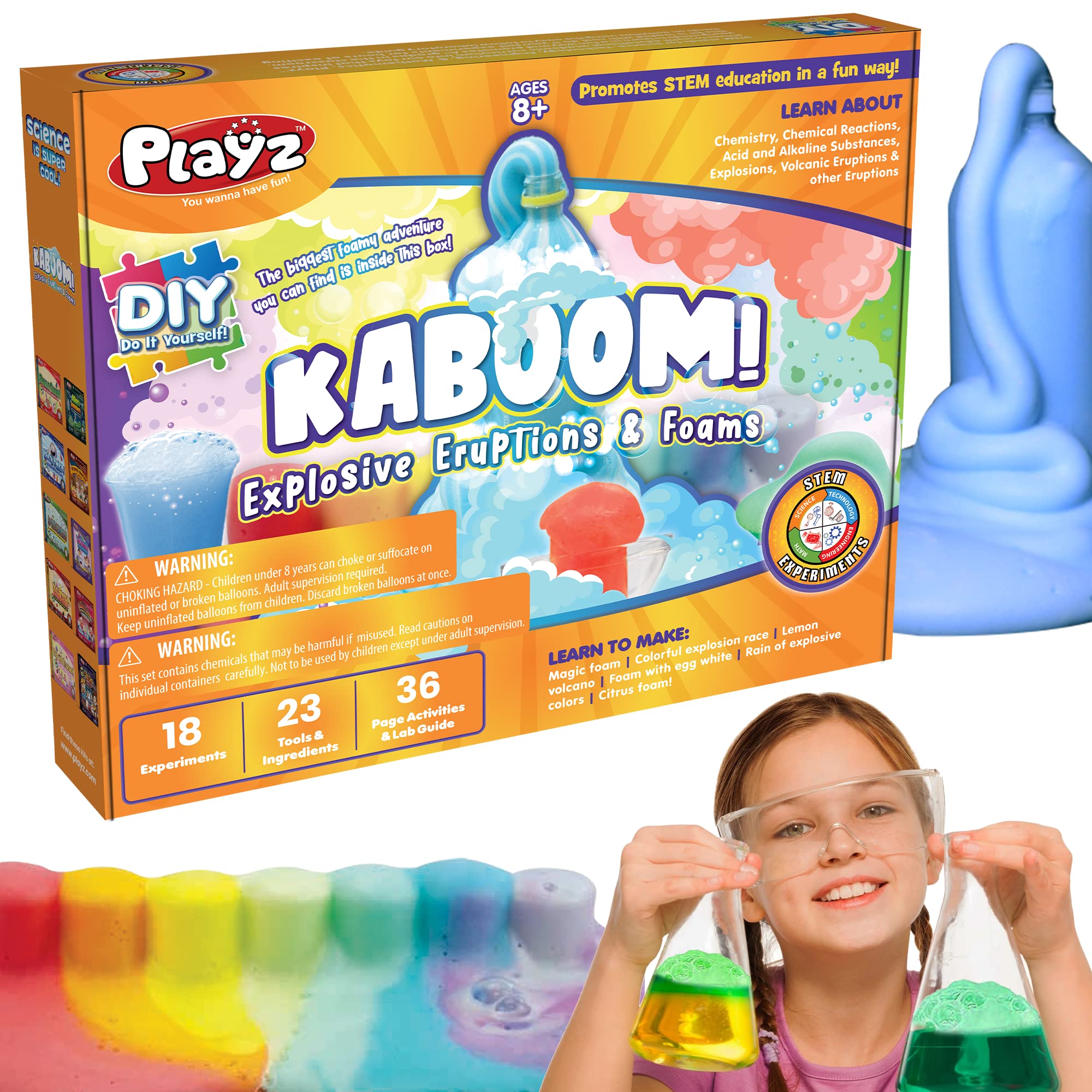 Mua Playz KABOOM! Explosive Eruptions & Foam Bombs - 18+ Fun & Safe ...