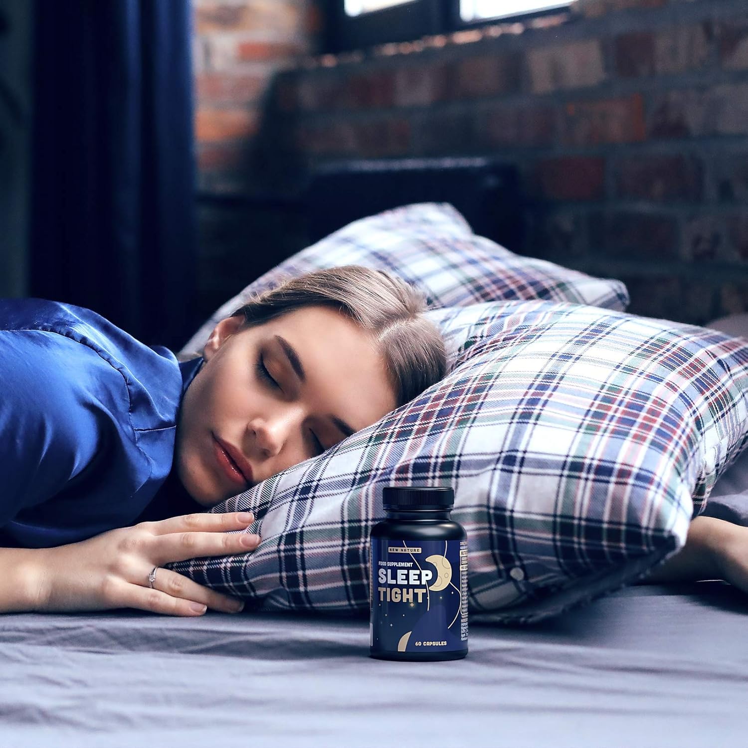Sleep Tight Natural Sleep Aid – Non-Habit Forming – Magnesium & Vitamin ...