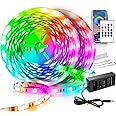 Amazon.com: VOLIVO Led Strip Lights 130ft 24V, Smart Bluetooth RGB App ...