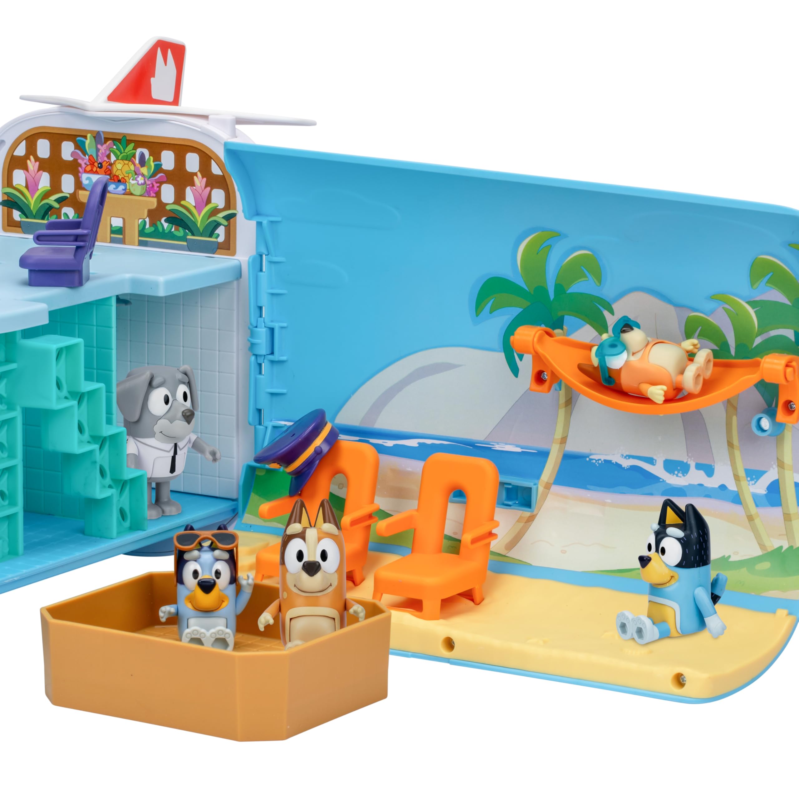 Mua Bluey 3-in-1 Transforming Plane Playset with The Heelers, Plane ...