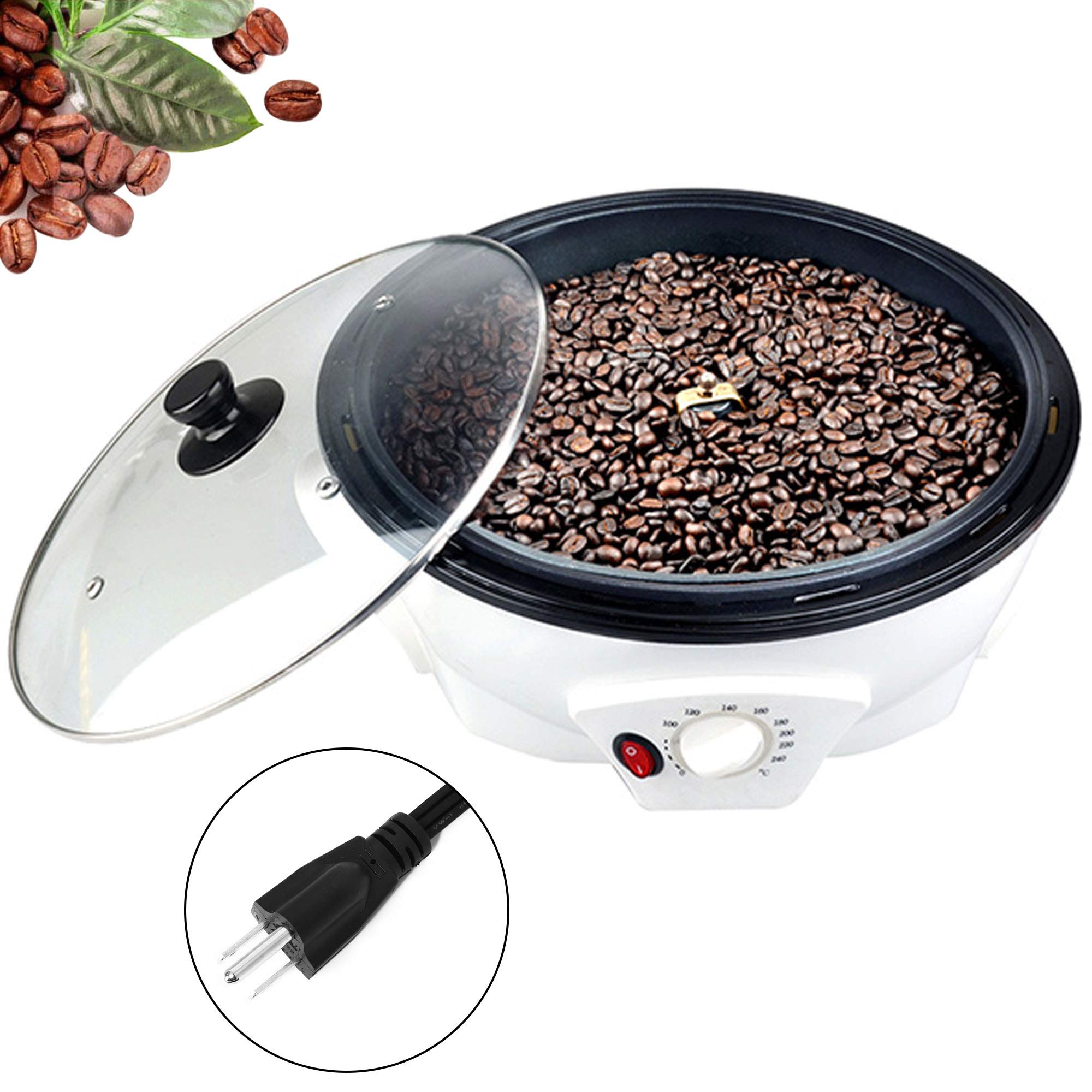 LUEUR Electric Coffee Roasters For Home Use,Coffee Bean Roaster Machine ...