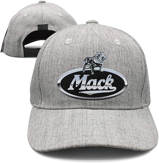Mack-Trucks-Logo1- Mens Womens Washed Baseball Cap Camo Flat-Brimmed ...