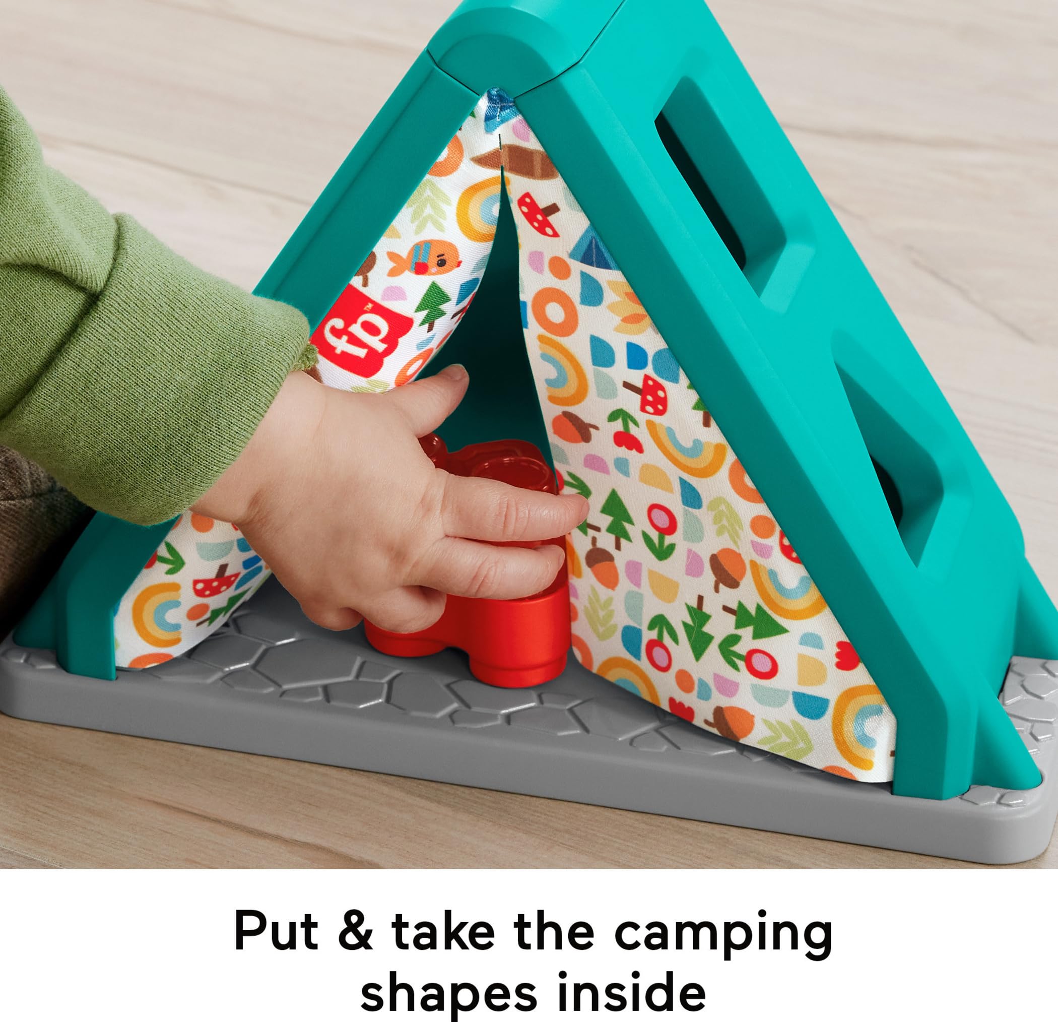 Mua Fisher-Price Baby Developmental Toy S’More Shapes Camping Tent ...