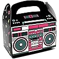 Amazon.com: Gift Boutique 24 80's 90's Party Favor Boxes Boom Cardboard ...