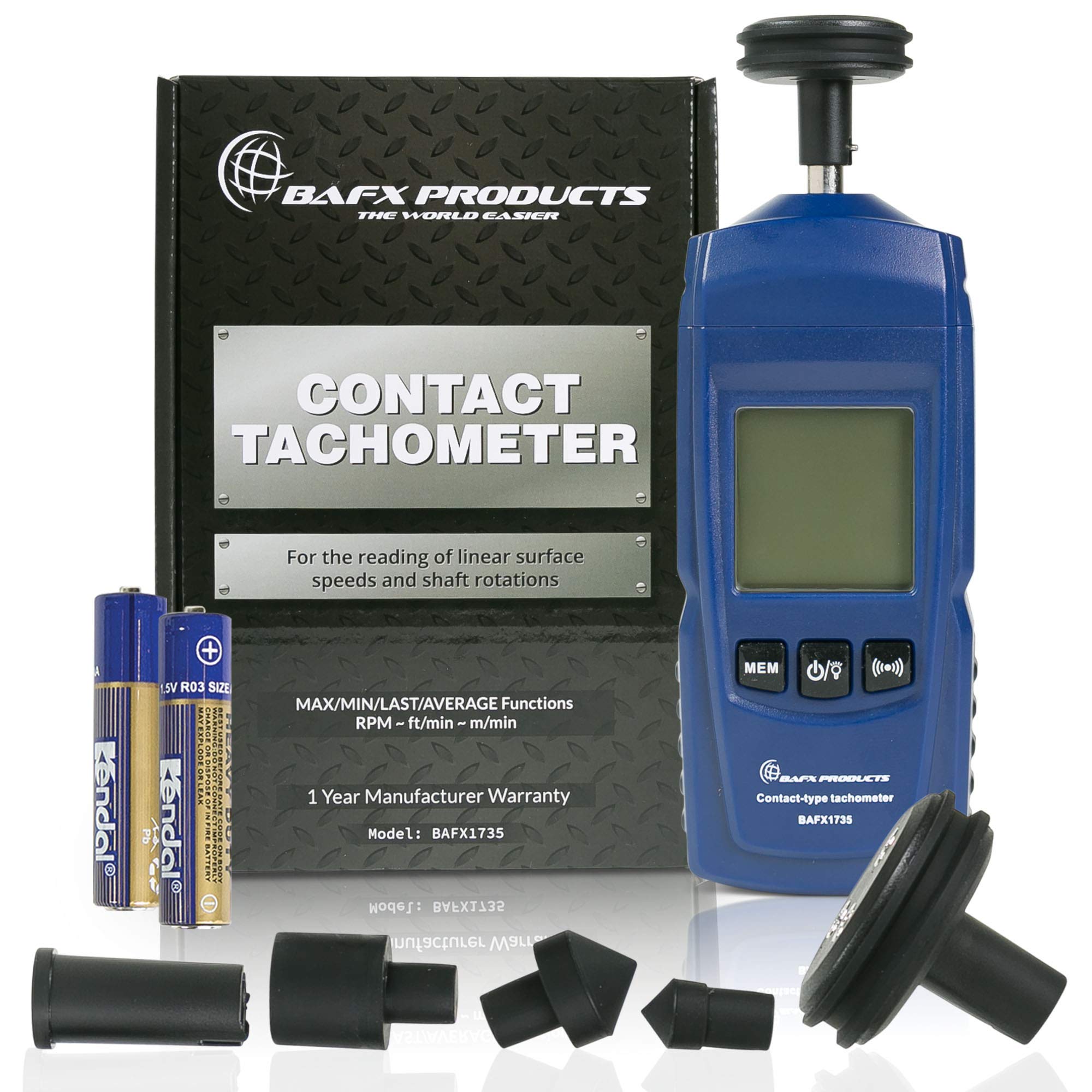 Mua BAFX Products Handheld Digital Contact Tachometer/Wheel Meter for ...