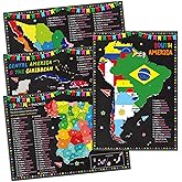 Amazon.com: gisgfim 18 x 12 in Spanish Speaking Countries (with Map ...