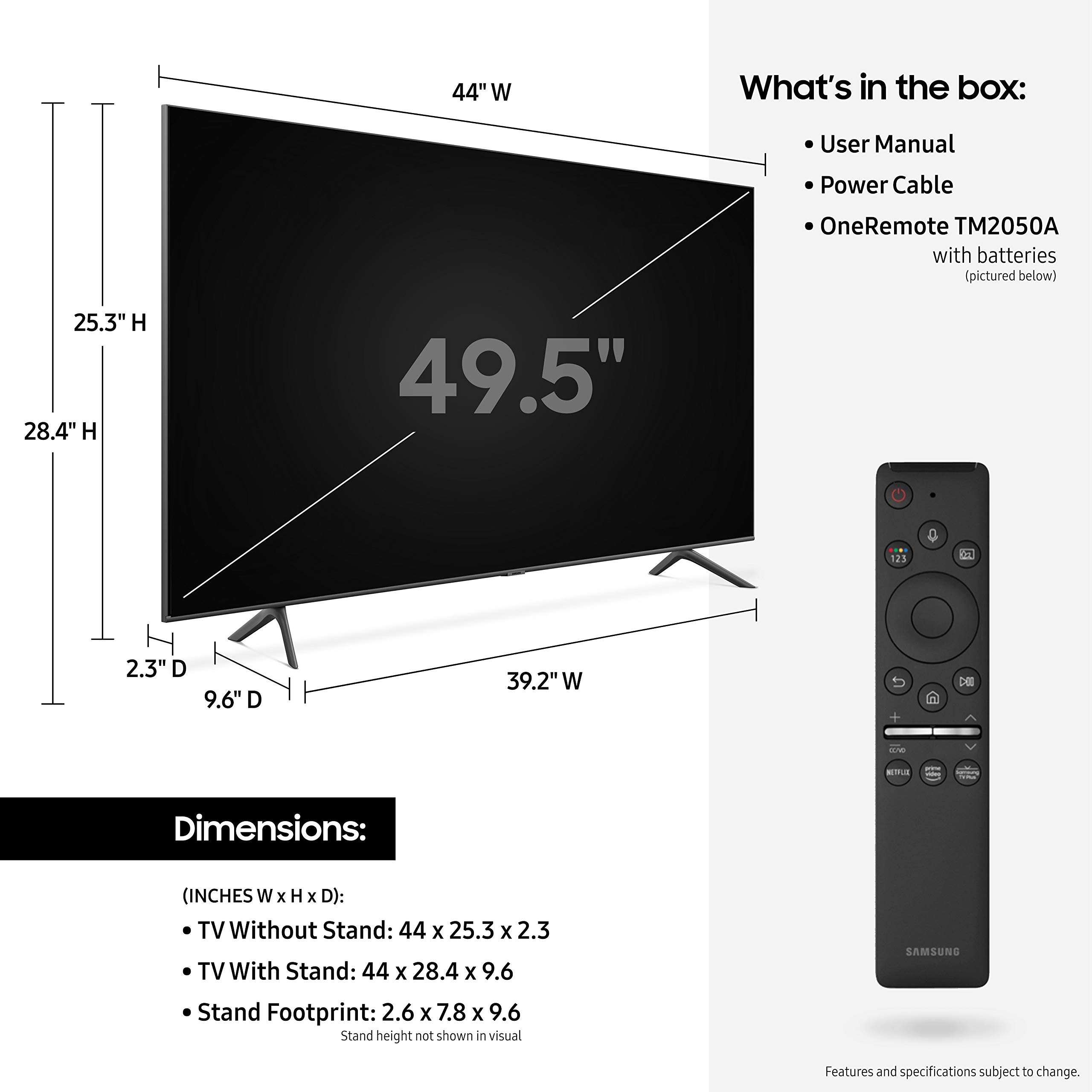 Mua SAMSUNG 50-inch Class QLED Q60T Series - 4K UHD Dual LED Quantum ...