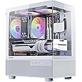 Amazon.com: Okinos Aqua 3, Micro ATX Case, MATX PC Case with 3 X 120mm 3-Pin ARGB Fan Pre ...