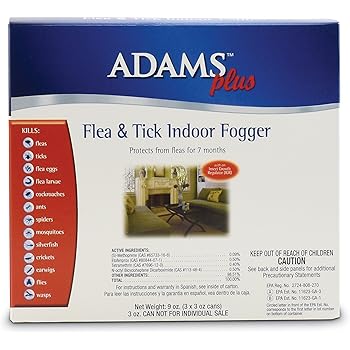 Amazon.com : Adams Plus Flea & Tick Indoor Fogger, 3 Pack : Home Pest ...