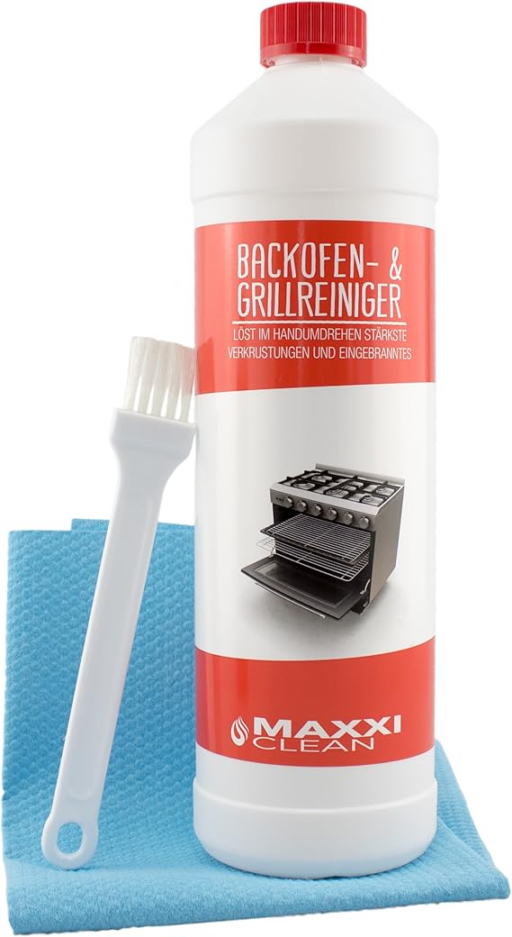 Maxxi Clean Backofenreiniger 1000 ml Gel Paste inkl. Backofen- und ...