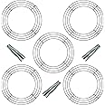 Amazon.com: Upstout Pack of 5 Wire Wreath Frame (10 Inch) with 25 Twist ...