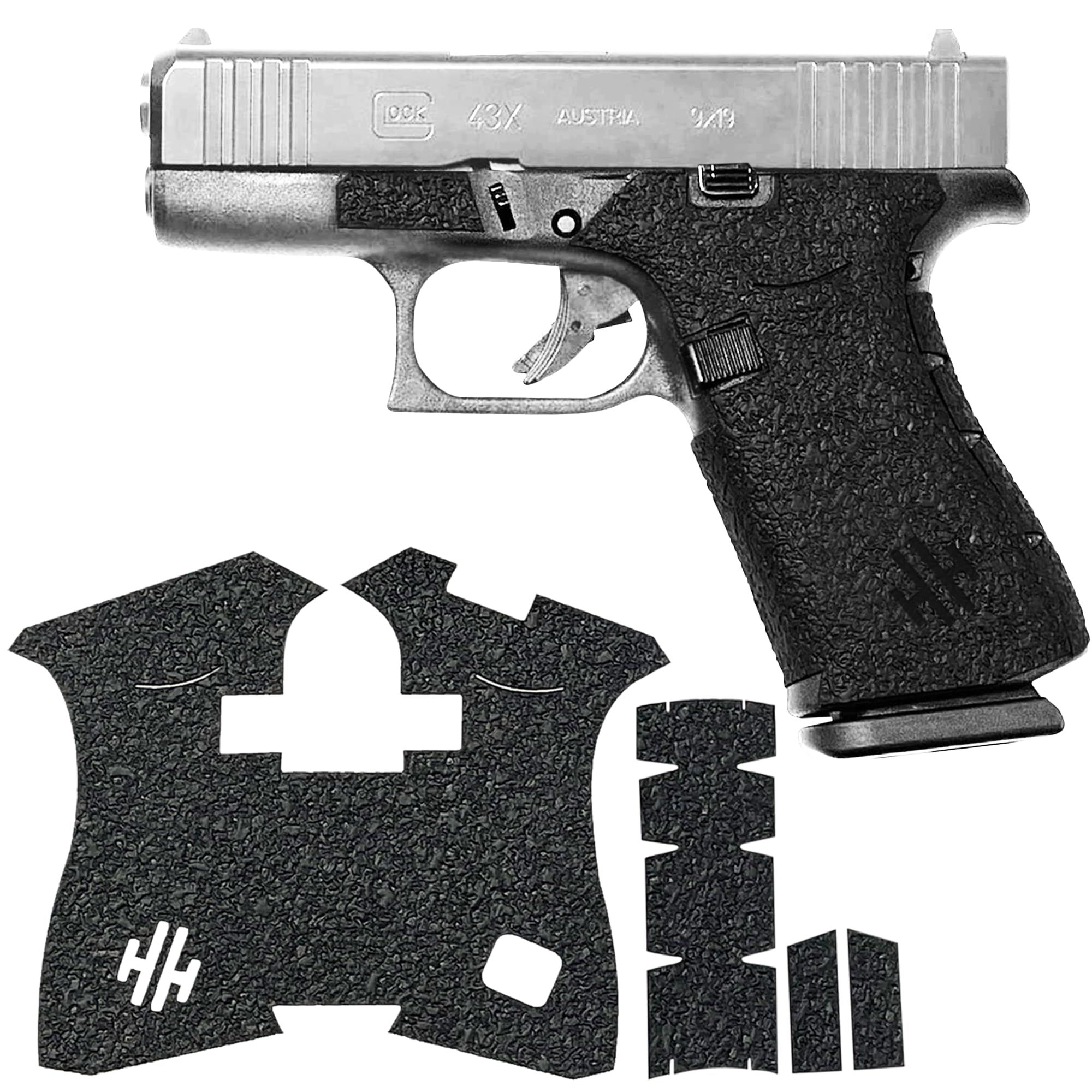 Handleitgrips Gun Grip Tape Compatible with: Glock 43x and Glock 48 ...
