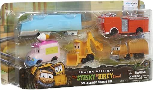 Amazon.com: The Stinky & Dirty Show Collectible Figure Set - Amazon ...