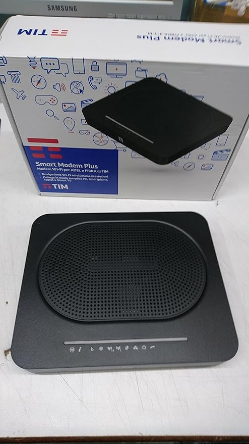 Tim Smart Modem Plus - Modem WiFi pour ADSL et fibre, de l'opérateur ...