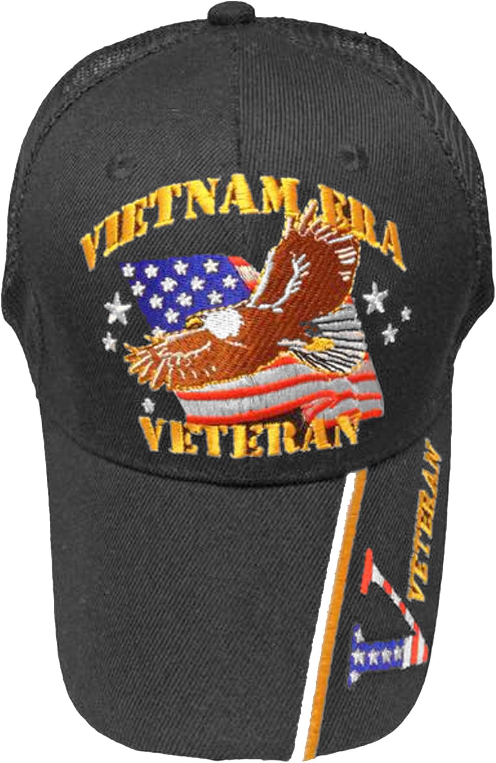 Vietnam ERA Veteran Cap Eagle Trucker Hat Army Navy Air Force Marine at ...