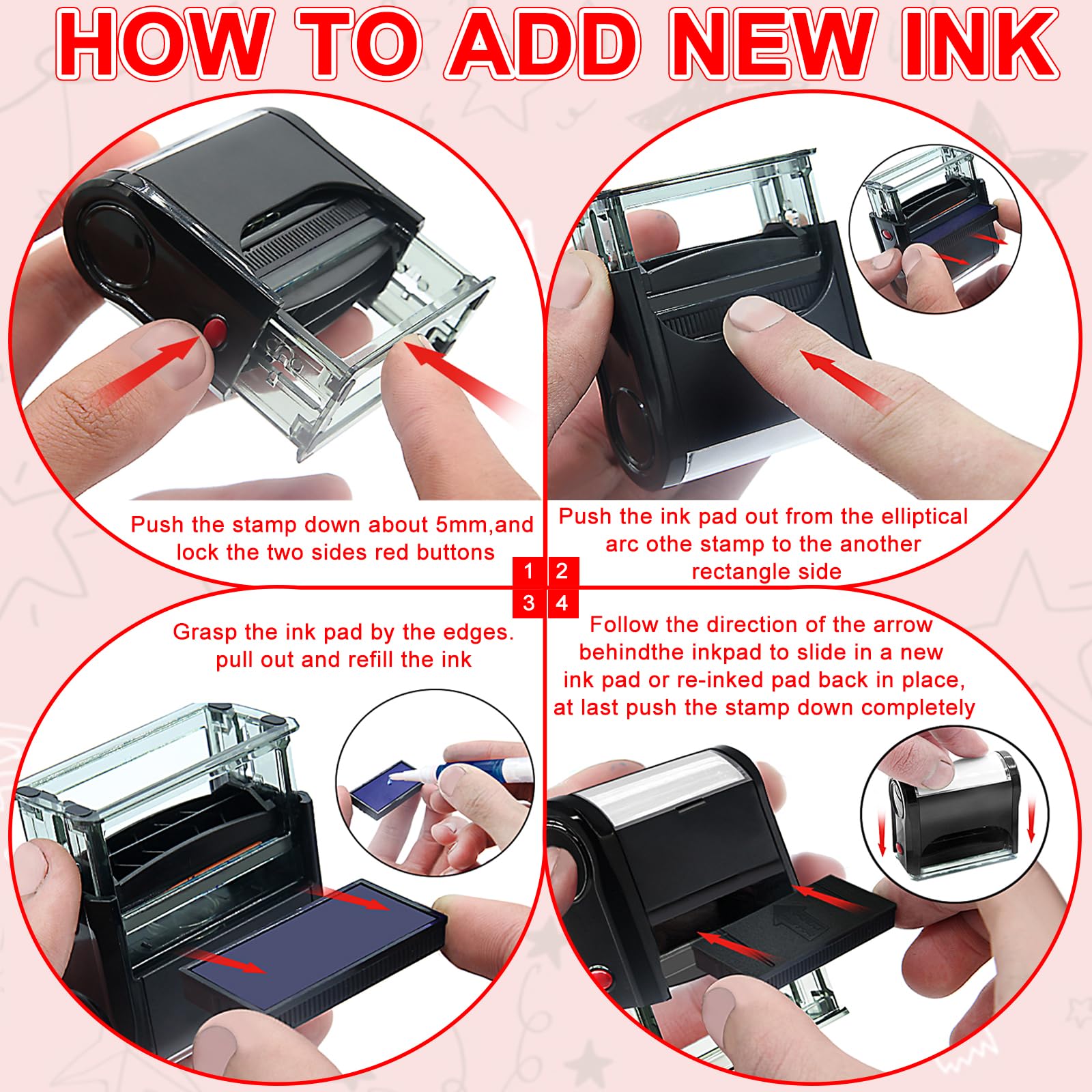 Mua Please Sign and Return Stamps Teacher Self-Inking Parent Signature ...