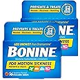 Amazon.com: Bonine for Motion Sickness with Meclizine Hydrochloride ...