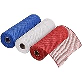 Amazon.com: MECCANIXITY 3pcs 10 Inch Poly Burlap Mesh for Wreath ...