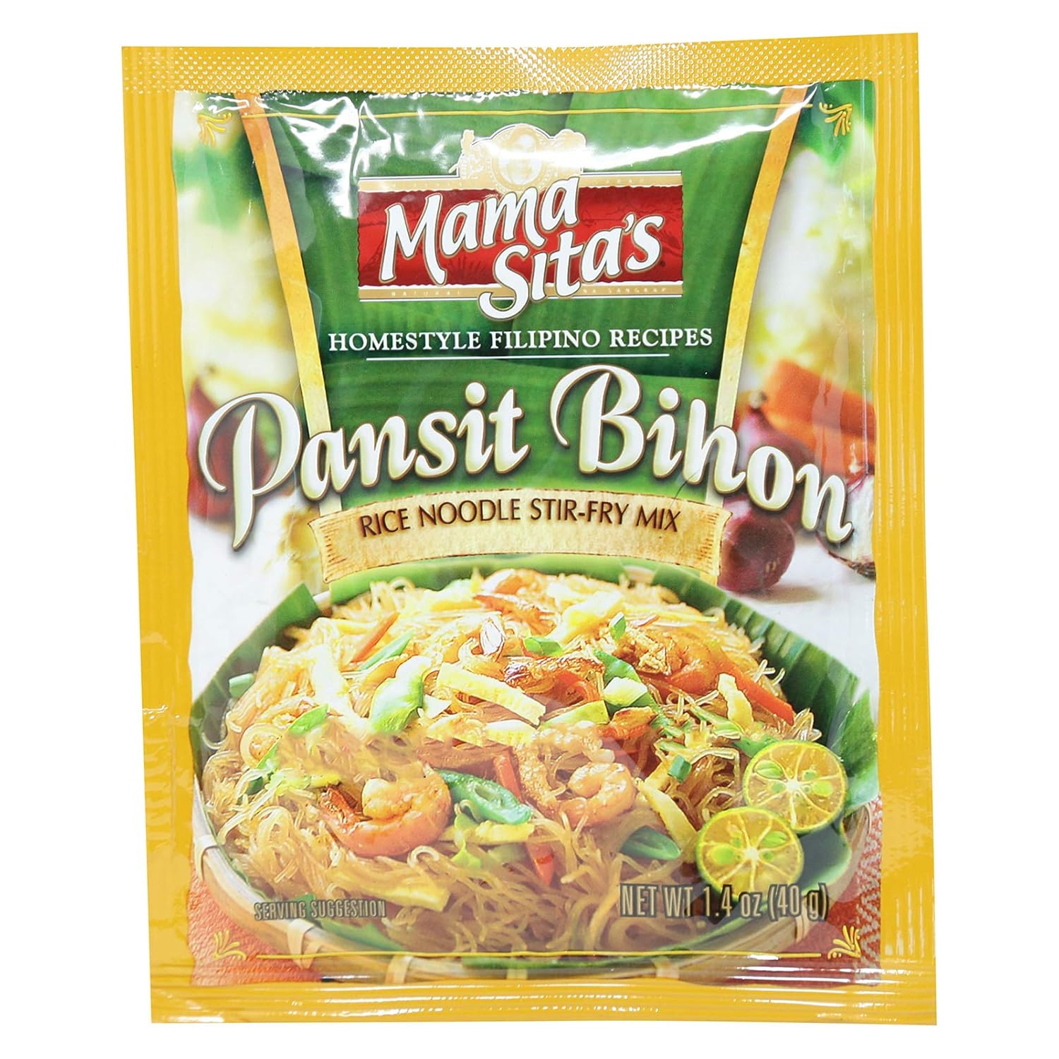 Mama Sita's - Pansit Bihon / Rice Noodle Stir -Fry Mix - Homestyle ...
